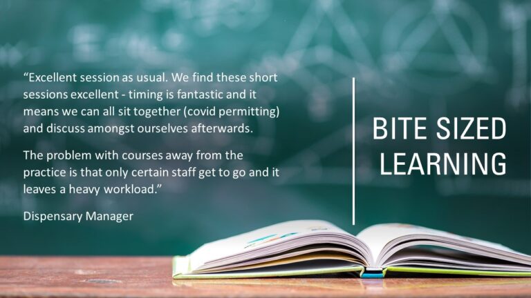 Bite Sized Learning – Dispensing Doctor Experts