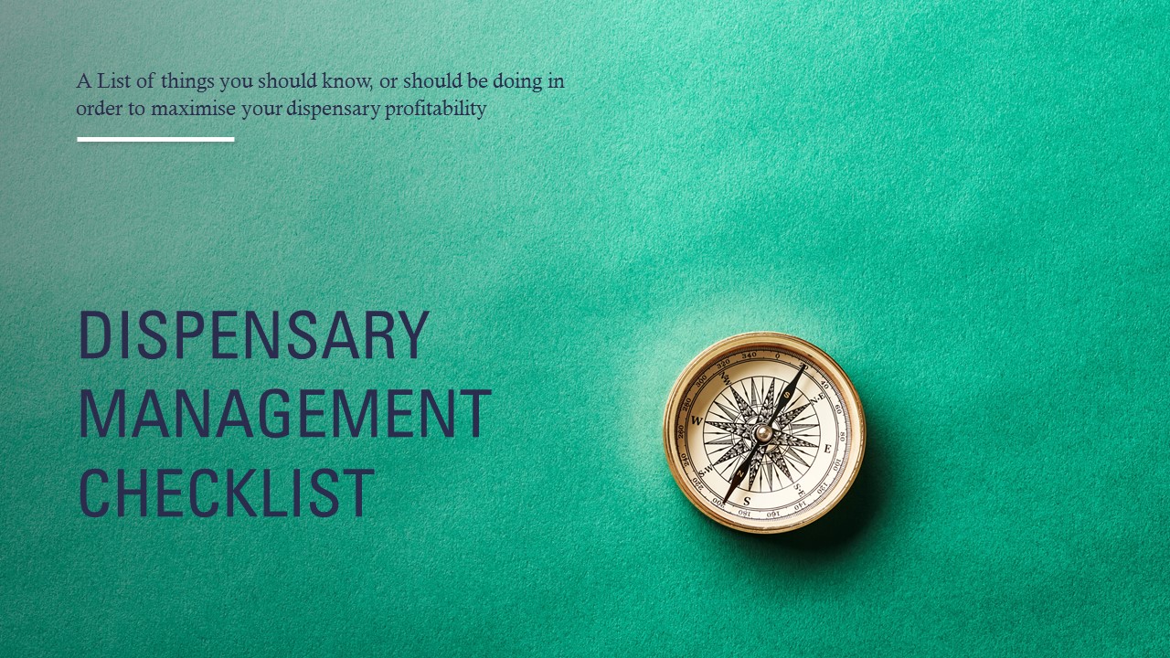 Dispensary Management Checklist – Dispensing Doctor Experts